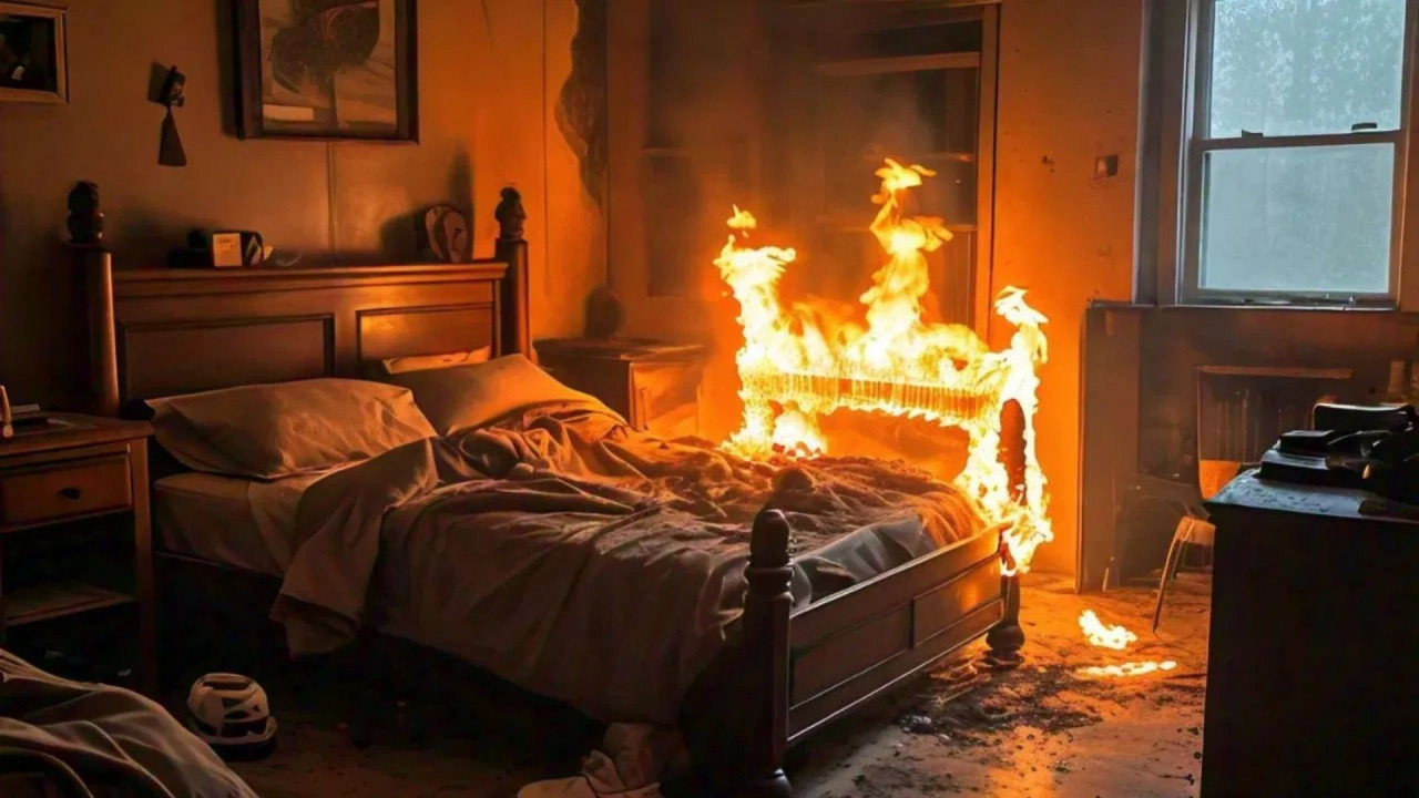 कुठआ में आग का कहर: घर में सोते समय लगी आग, 6 की मौत, 3 बेहोश